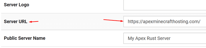 How to Add a Website URL to a Rust Server - Apex Hosting