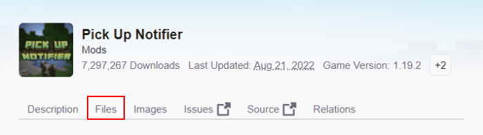 Pick Up Notifier Minecraft Mod Apex Hosting