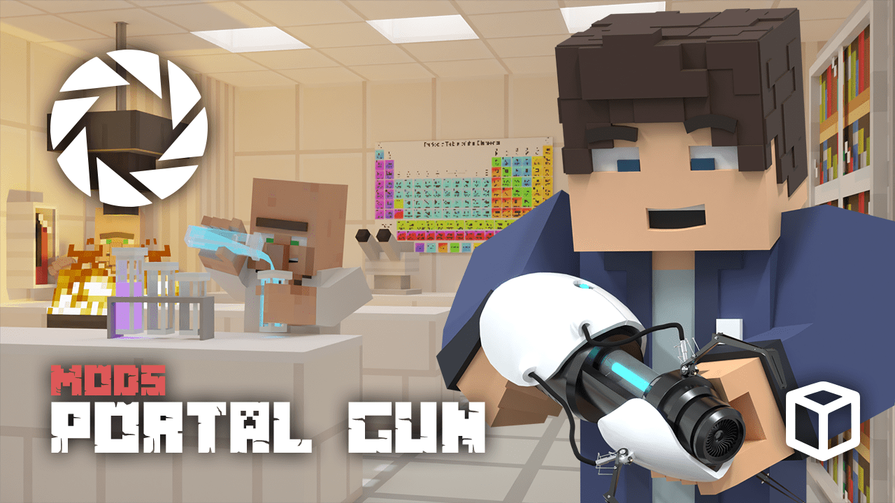 Portal Gun Mod para Minecraft - Apex Hosting