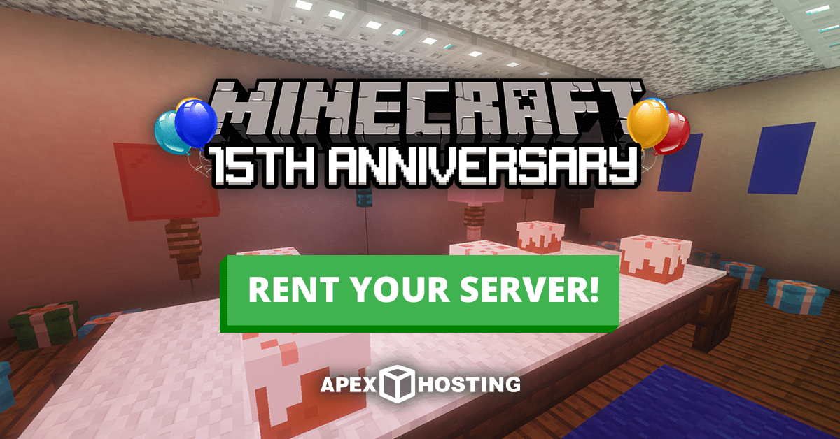 Minecraft 15th Anniversary! - Apex Hosting